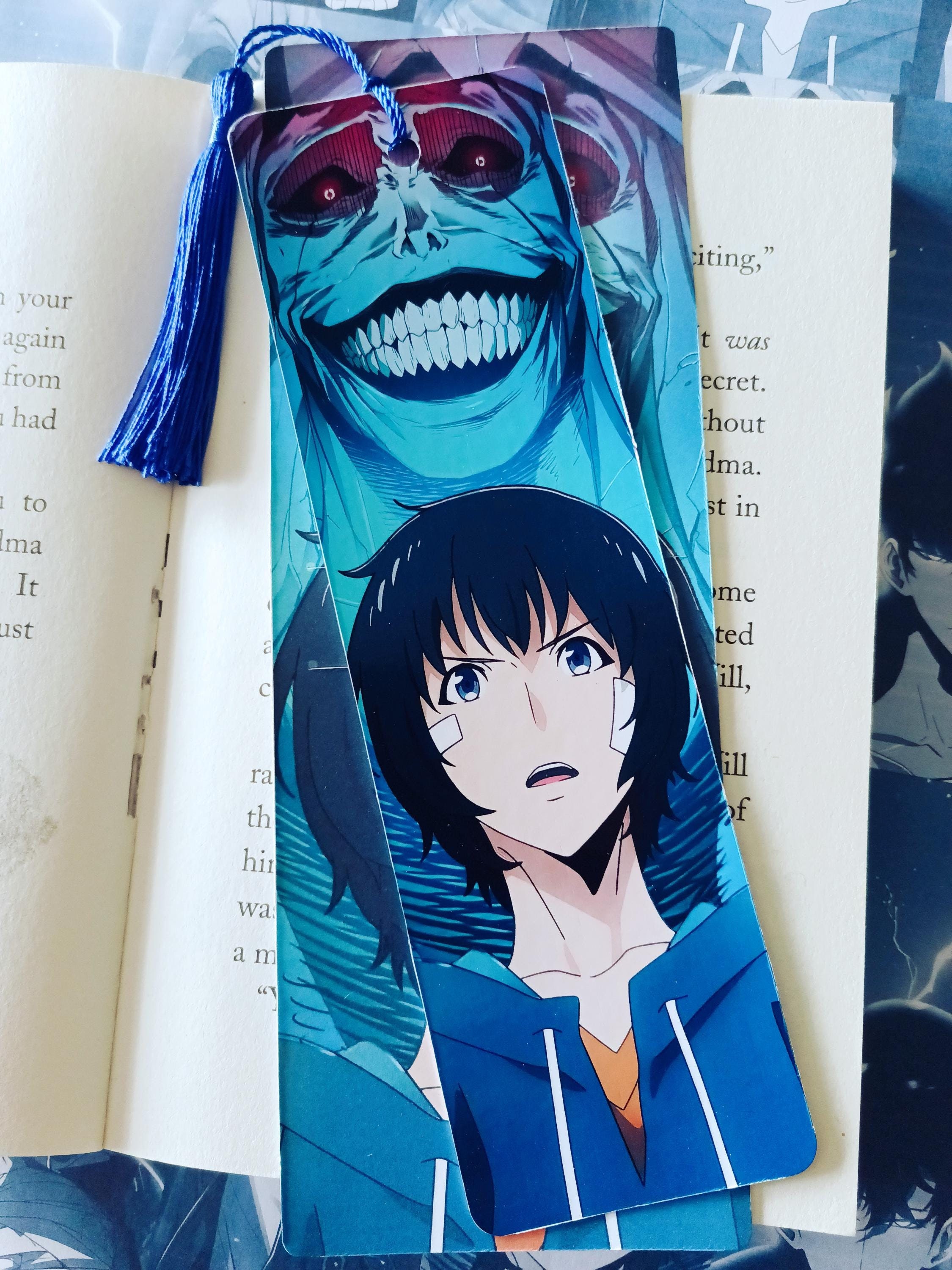 Anime Solo Leveling Bookmarks Adorable High Glossy Laminated Anime 4 ...