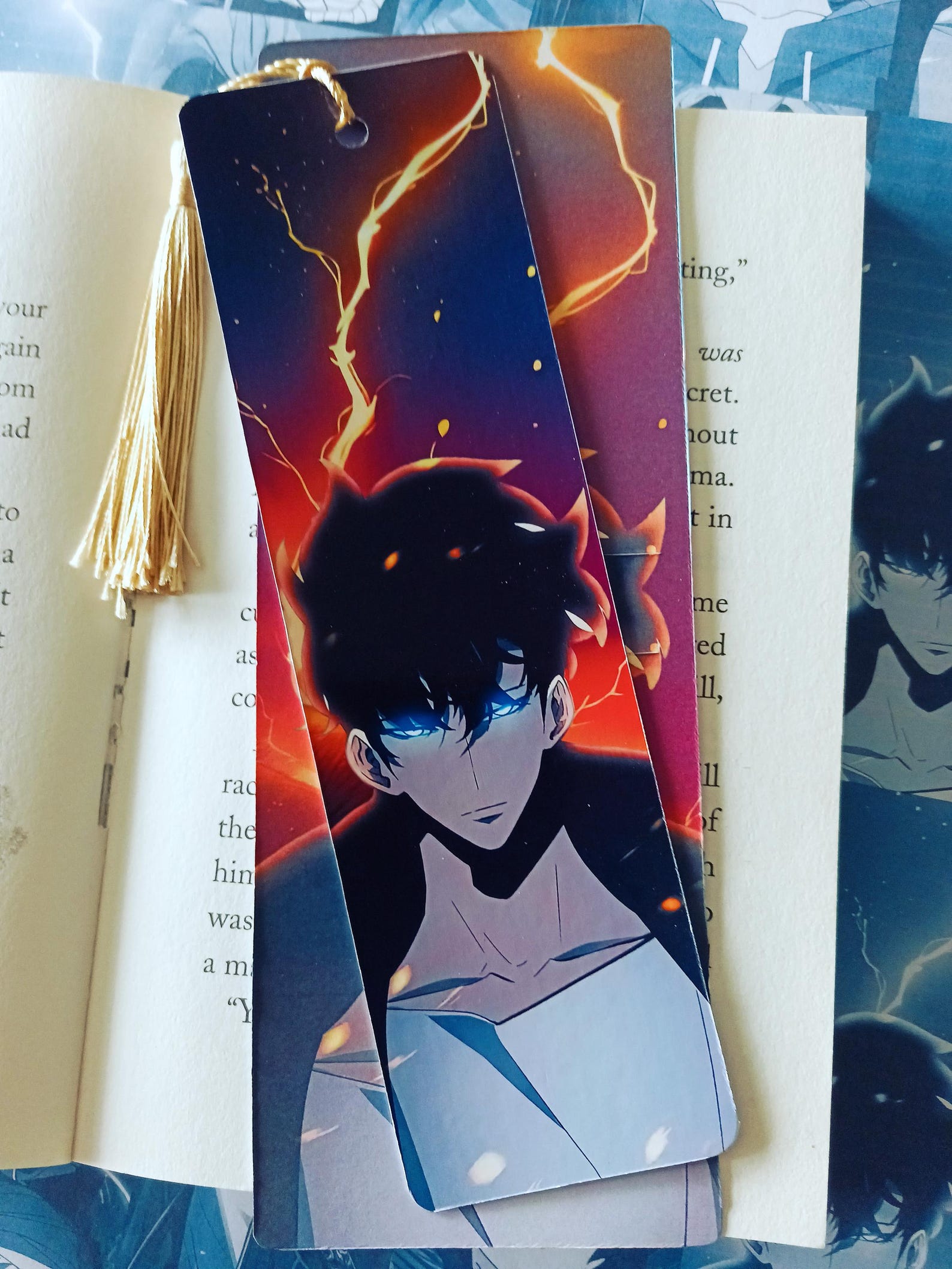 Anime Solo Leveling Bookmarks Adorable High Glossy Laminated Anime 4 ...