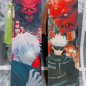 Anime Kaisen Bookmarks | Adorable High Glossy Laminated Anime 4 Pack ...