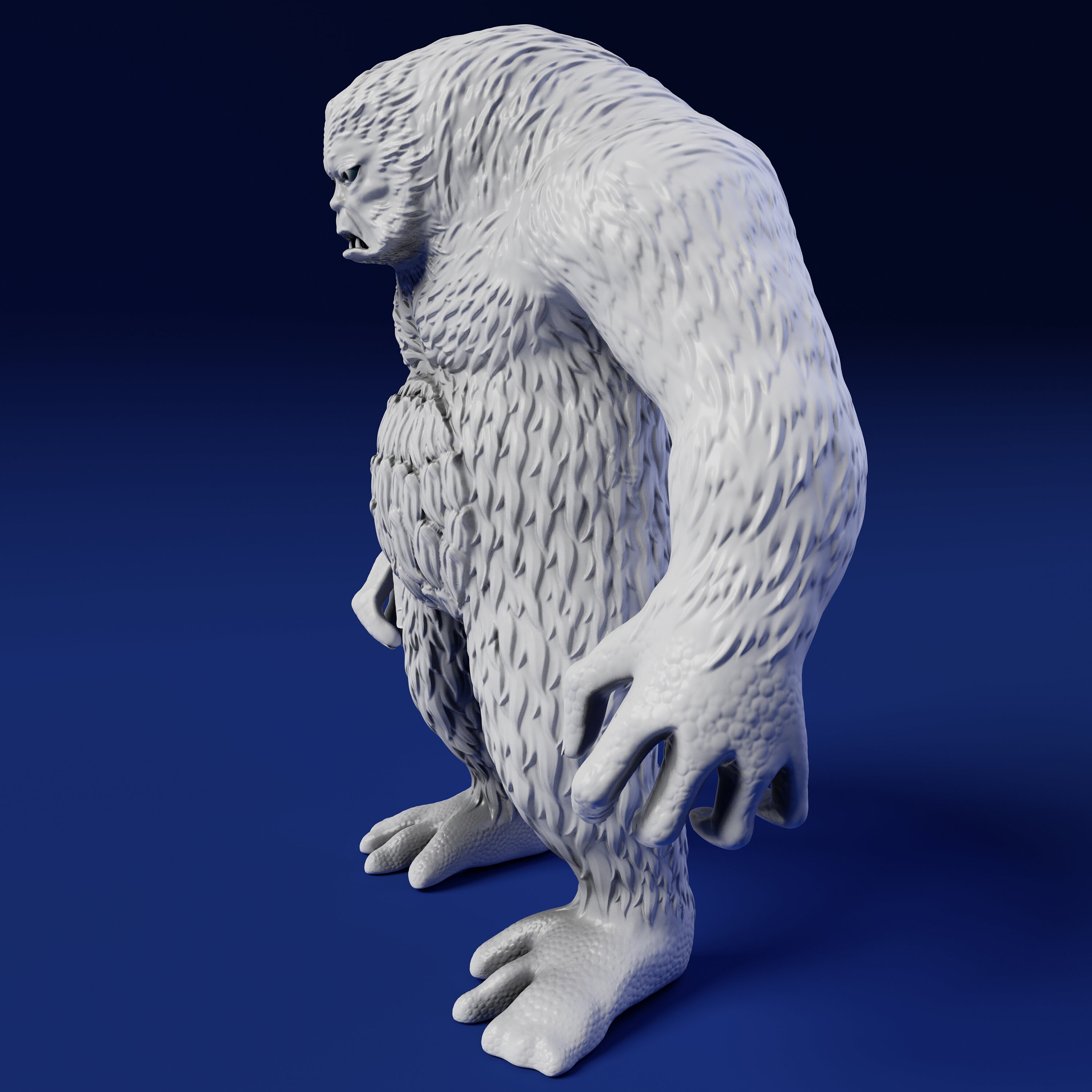 Big Foot 3D Printed Tabletop Resin Miniature D&D TTRPG - Etsy