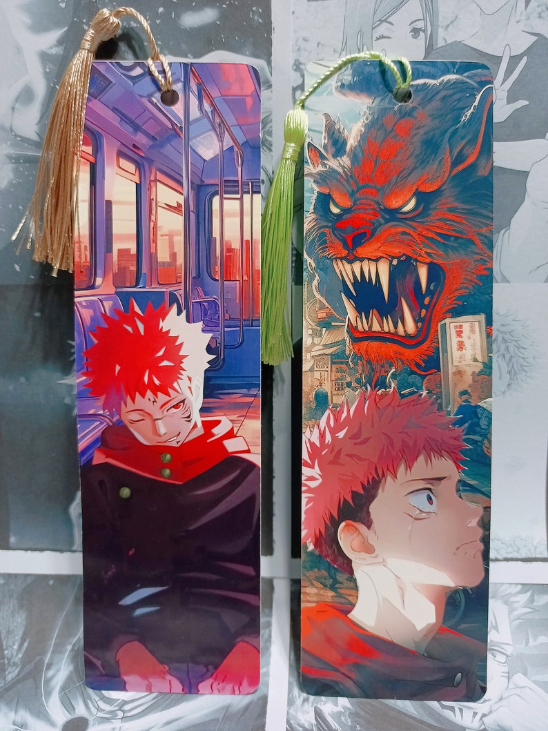 Anime Kaisen Bookmarks | Adorable High Glossy Laminated Anime 4 Pack ...