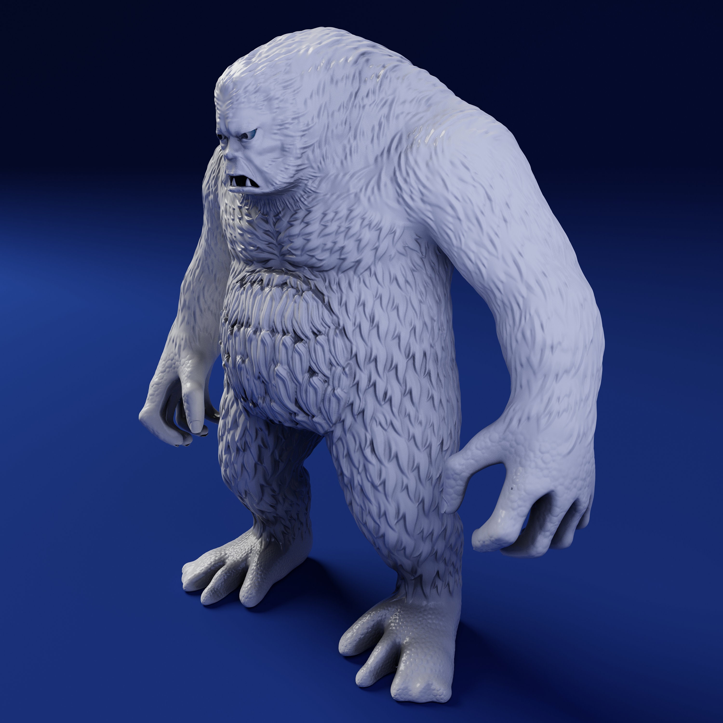 Big Foot 3D Printed Tabletop Resin Miniature D&D TTRPG - Etsy