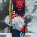 Anime Kaisen Bookmarks Adorable High Glossy Laminated Anime 4 Pack ...