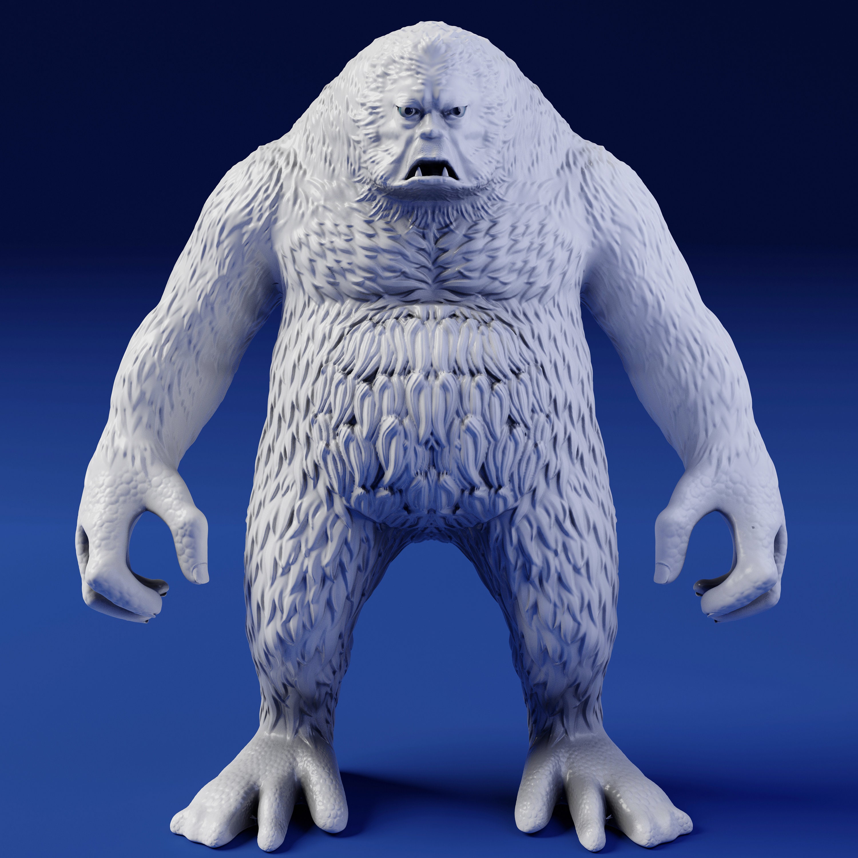 Big Foot 3D Printed Tabletop Resin Miniature D&D TTRPG - Etsy