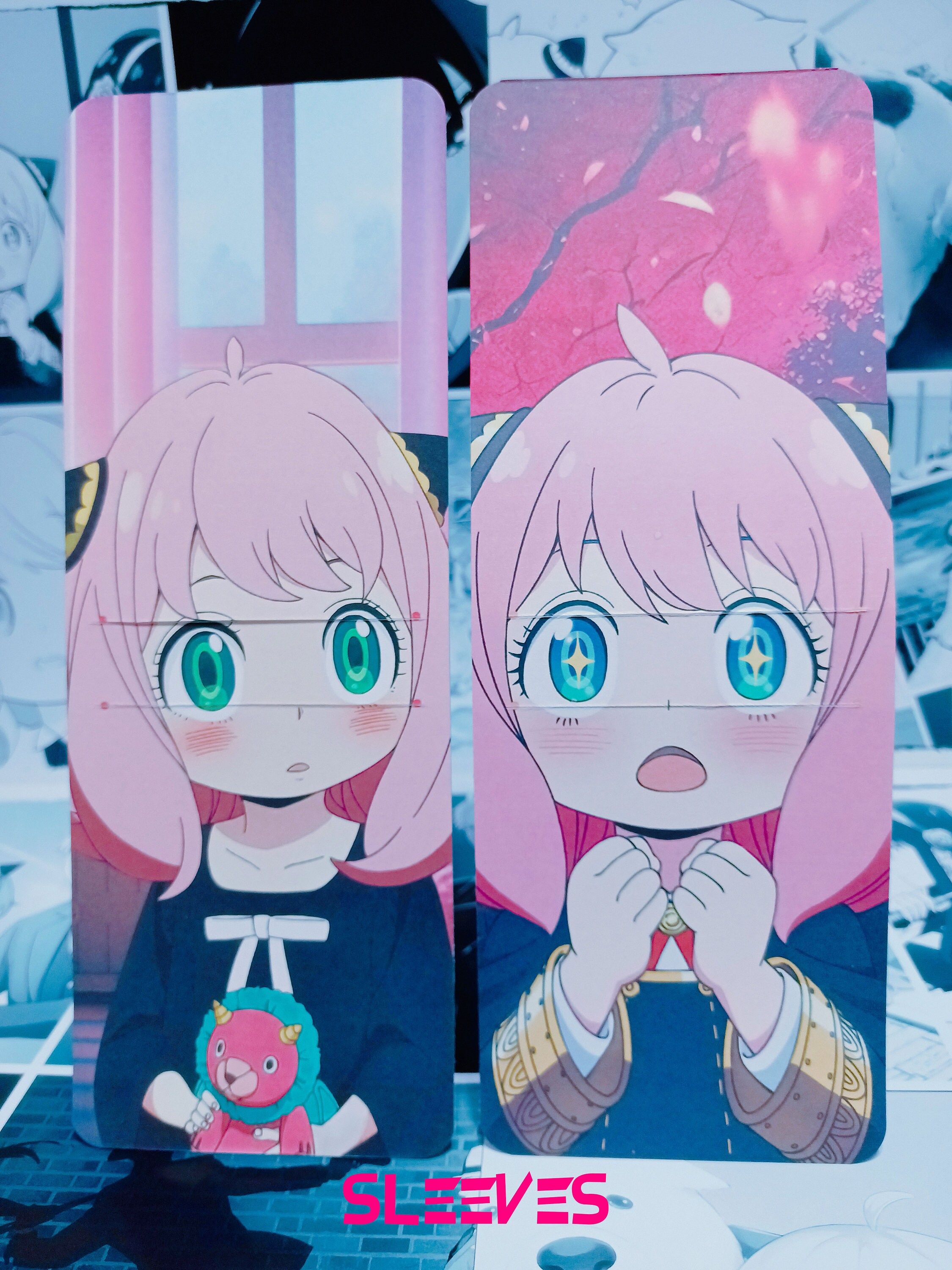 Anime Spy Bookmarks Adorable High Glossy Laminated Anime 4 Pack ...