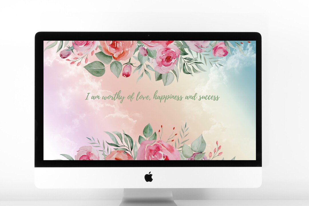 Positive Affirmation Wallpaper/macbook/laptop/windows Background ...