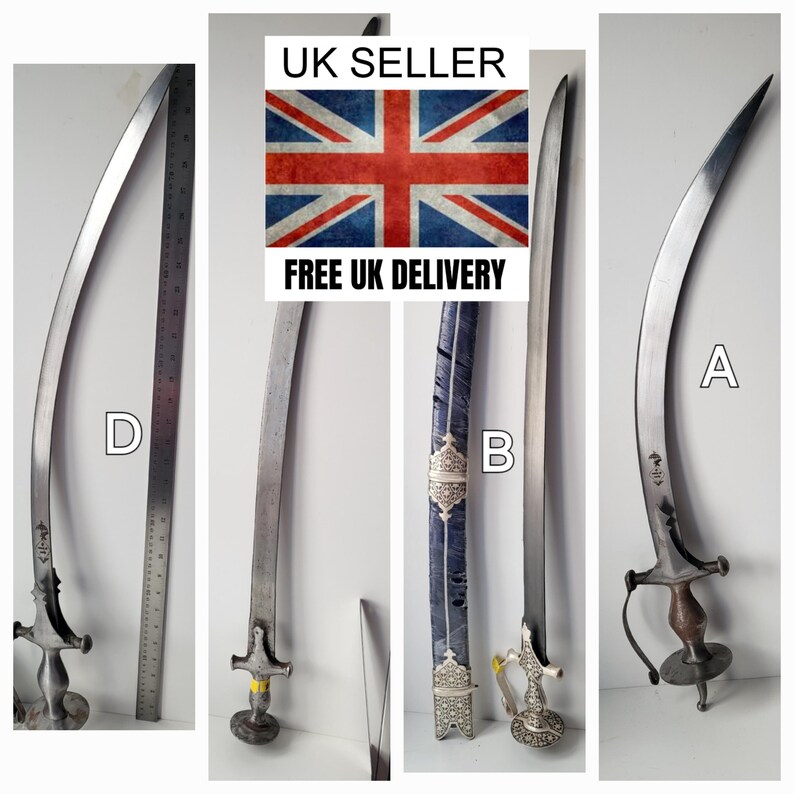 Sikh Punjabi Talwar Talvar Shastar Vidya Tulwar - Etsy