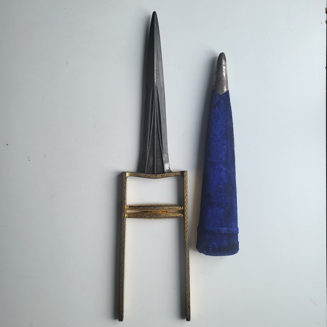 Antique GOLD Puratan Katar Kartar Kataar Antique Wootz - Etsy