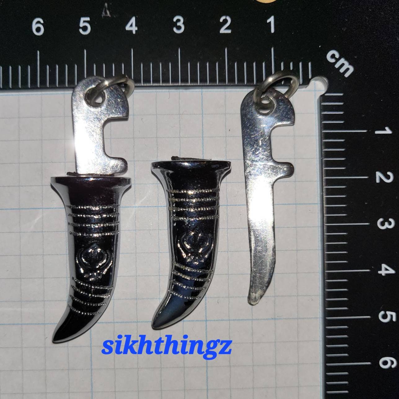 Locket Kirpan Khanda Dori Sikh Singh Kaur Sikhi Necklace Pendent ...