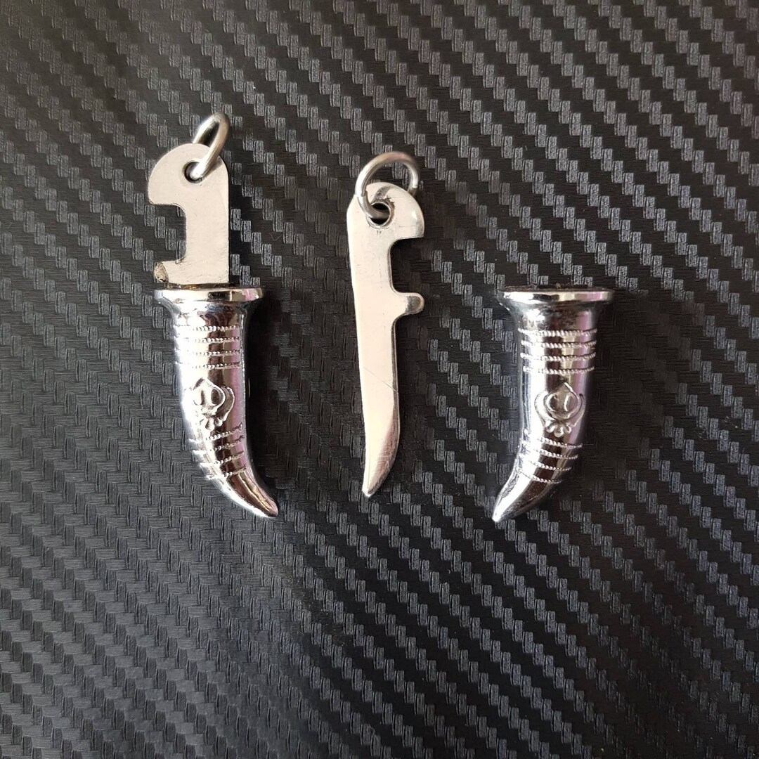 Locket Kirpan Khanda Dori Sikh Singh Kaur Sikhi Necklace Pendent ...