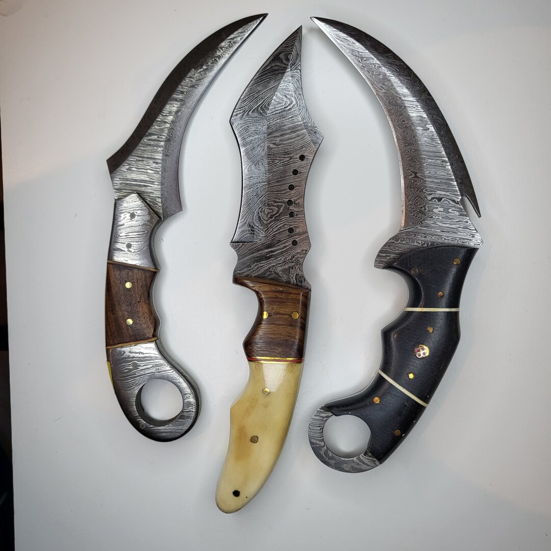 Damascus Gambit Batman Kirpan Sashtar Damascas - Etsy