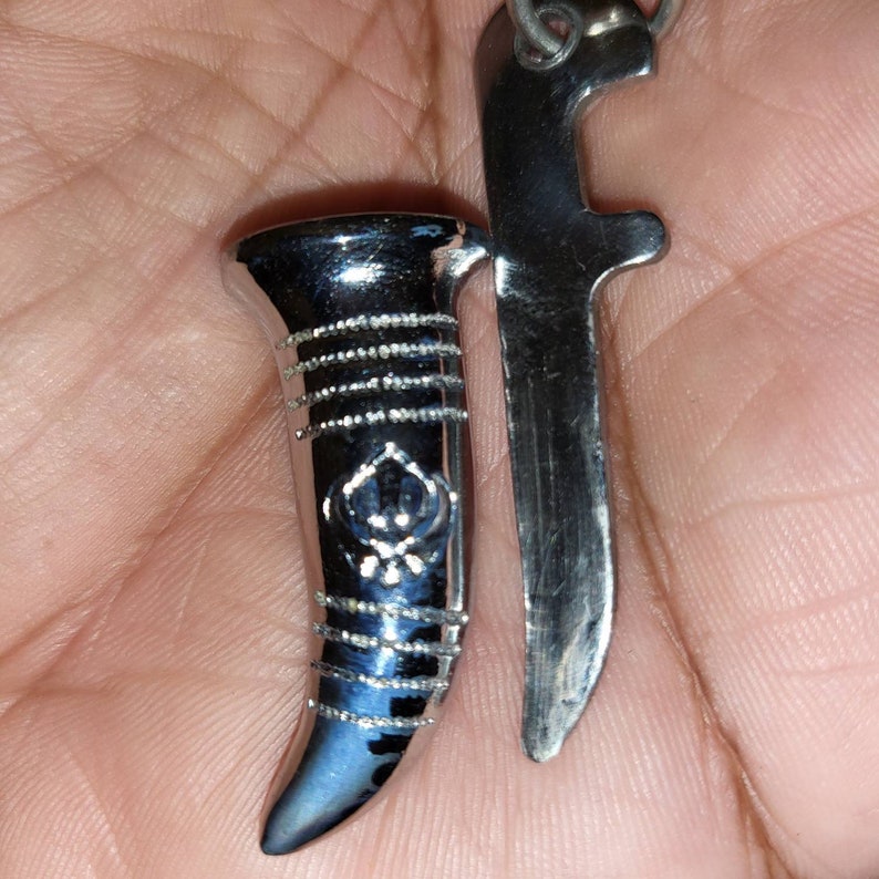 Locket Kirpan Khanda Dori Sikh Singh Kaur Sikhi Necklace Pendent ...