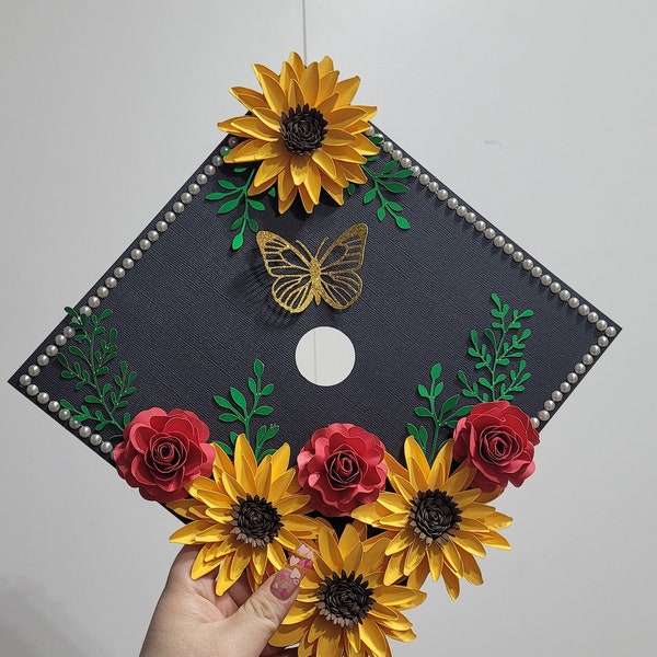 Floral Grad Cap - Etsy