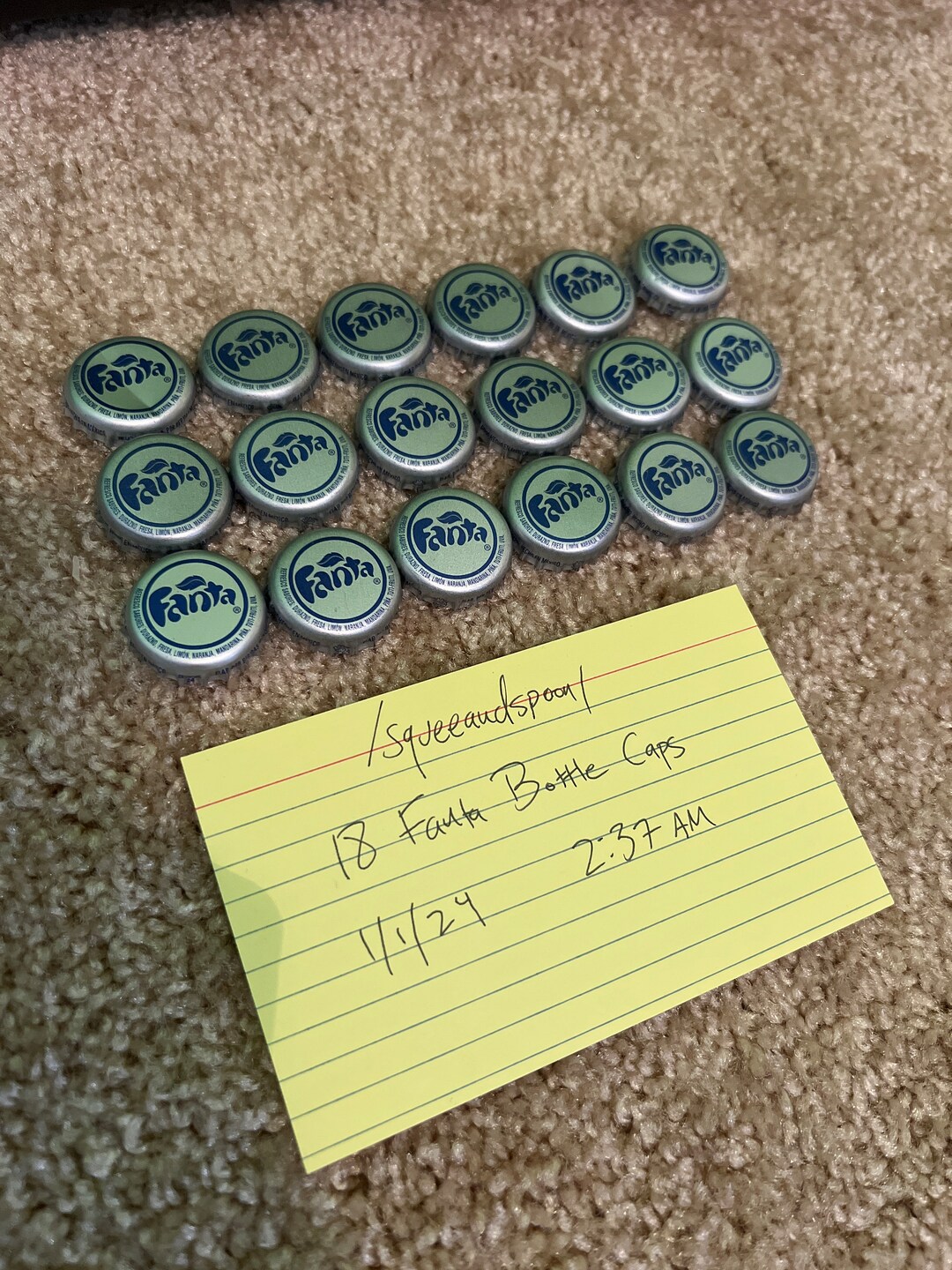 18 Fanta Bottle Caps - Etsy