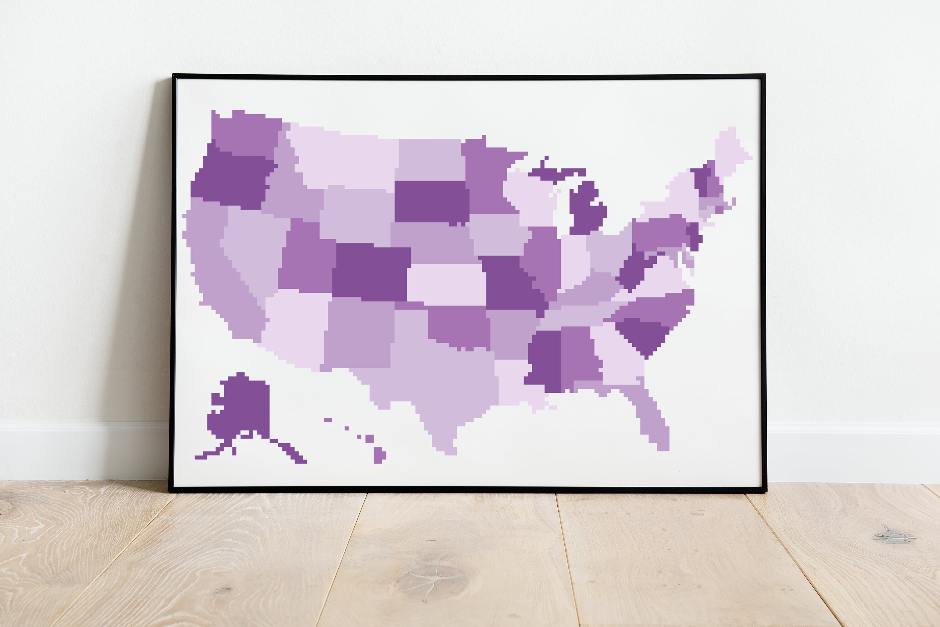 United States of America (USA) Cross Stitch Pattern Geometric ...
