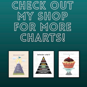 Behavior Chart! Ice Cream! - Etsy