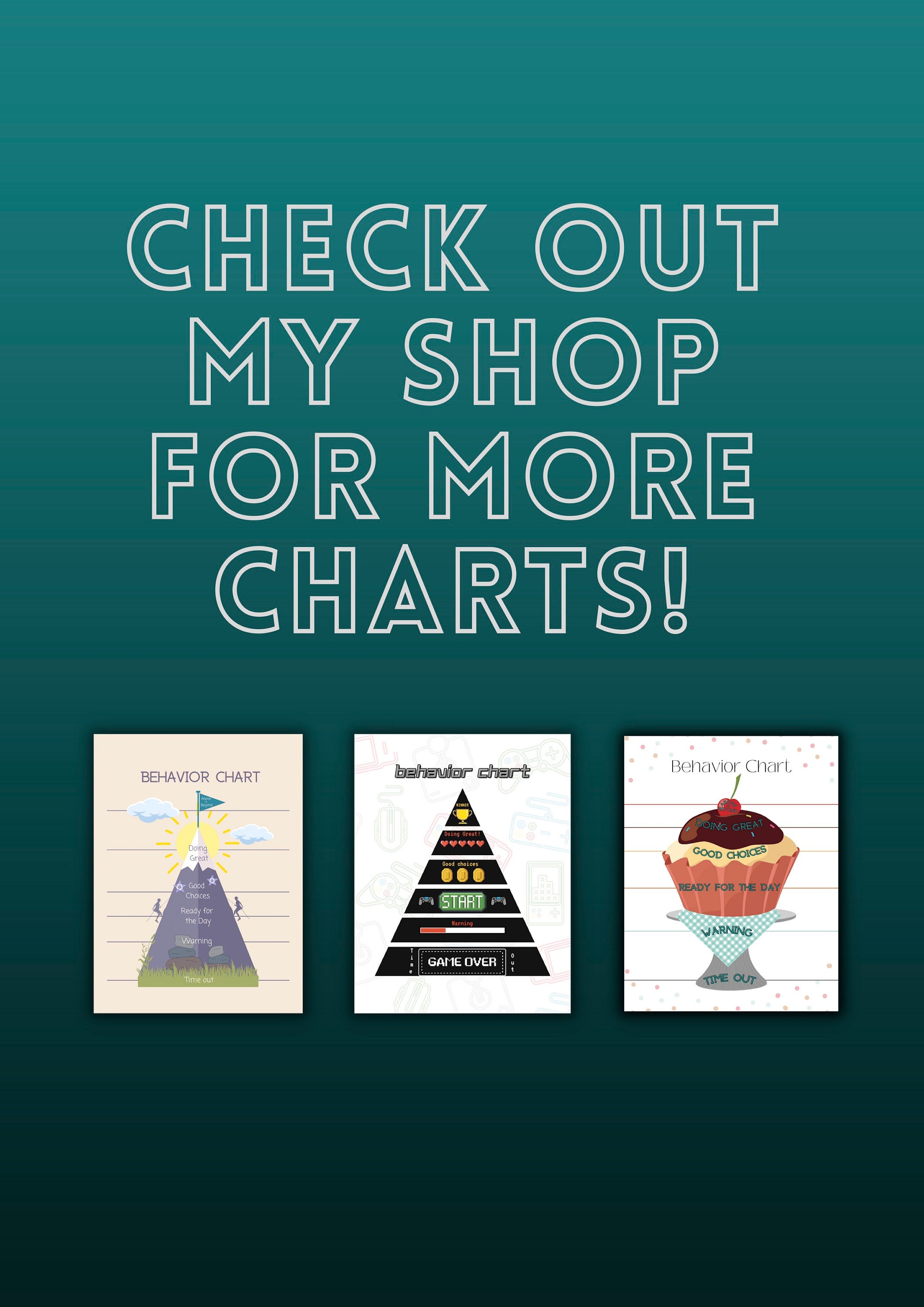 Behavior Chart! Ice Cream! - Etsy