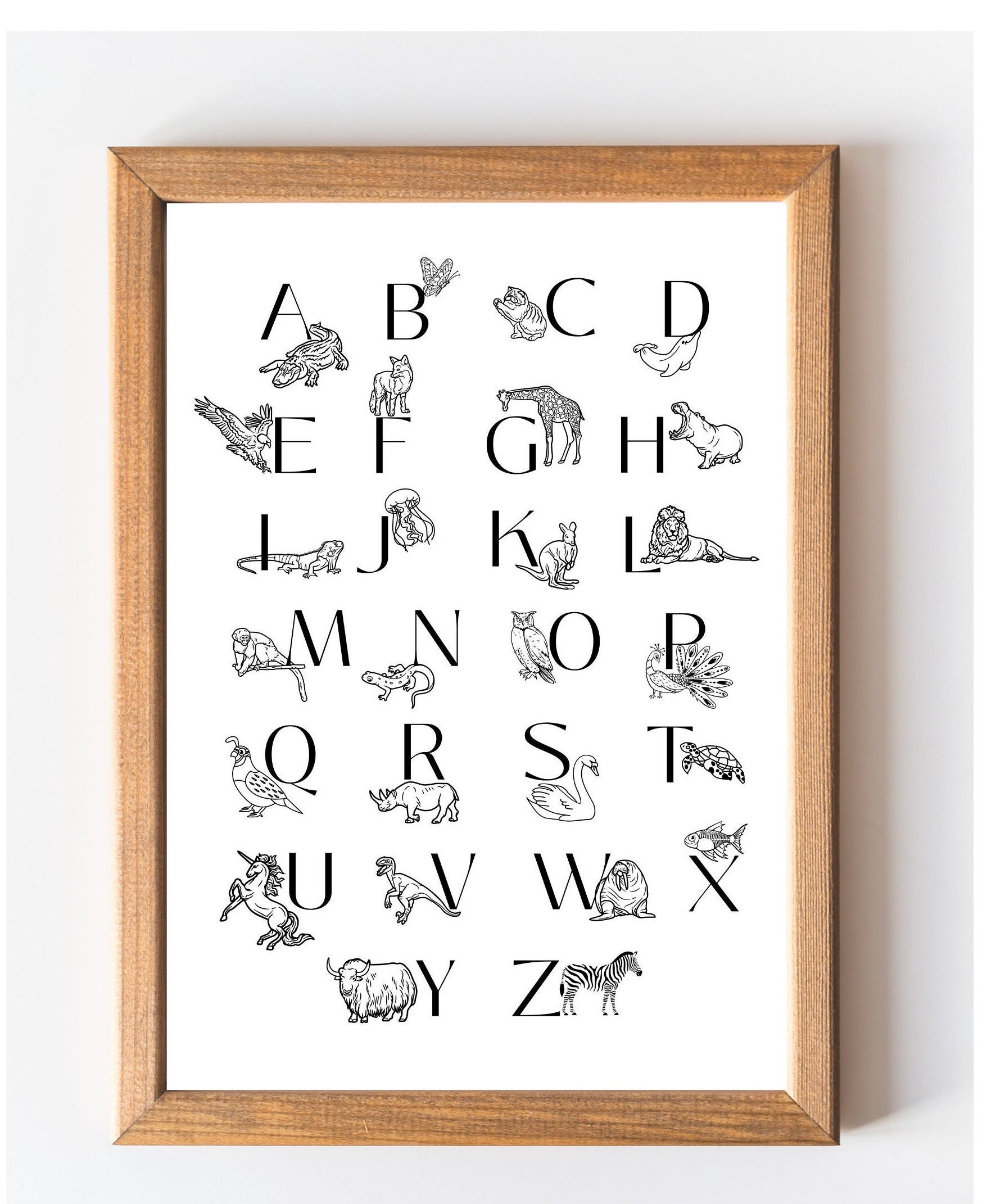 Animal ABC - Etsy