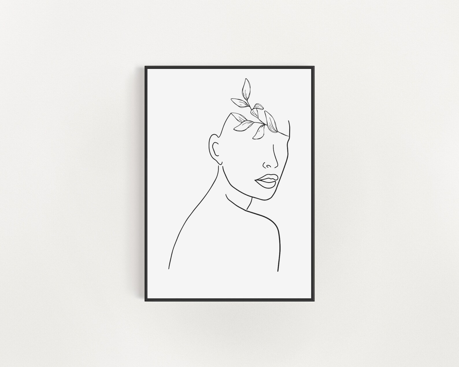 3 Piece Wall Art Minimalist Line Art Set Printable Digital - Etsy