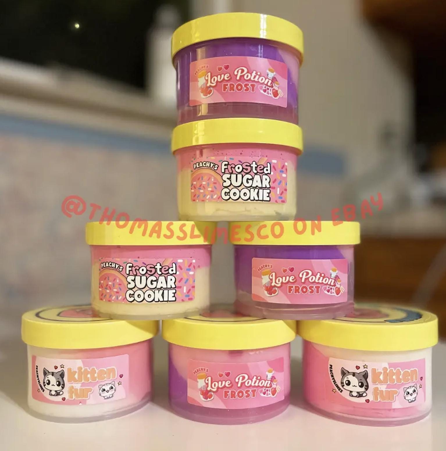 NEW Mystery Famous Slime Shop Slime: Peachybbies, Parakeet, Momo ...