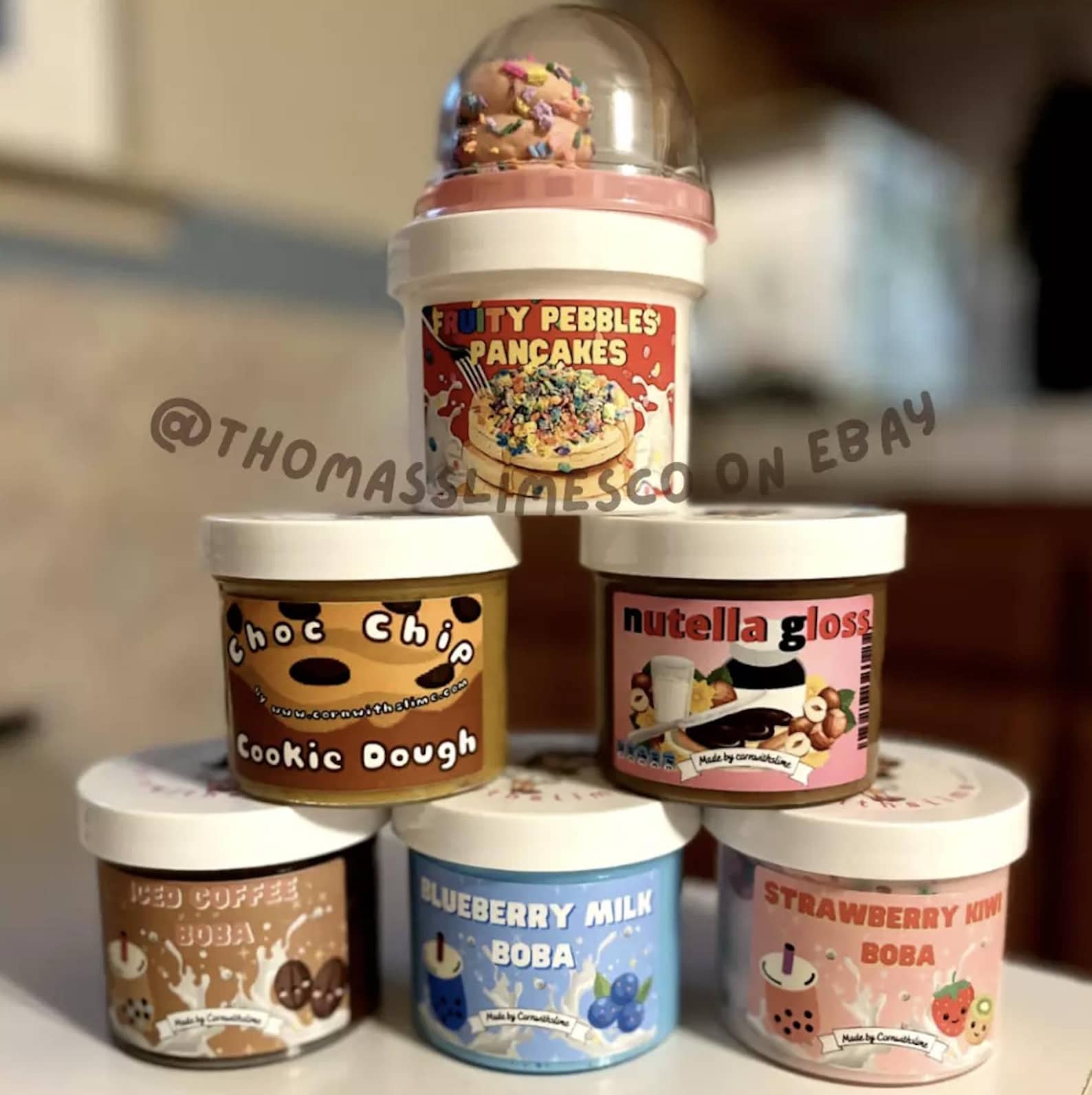 NEW Mystery Famous Slime Shop Slime: Peachybbies, Parakeet, Momo ...