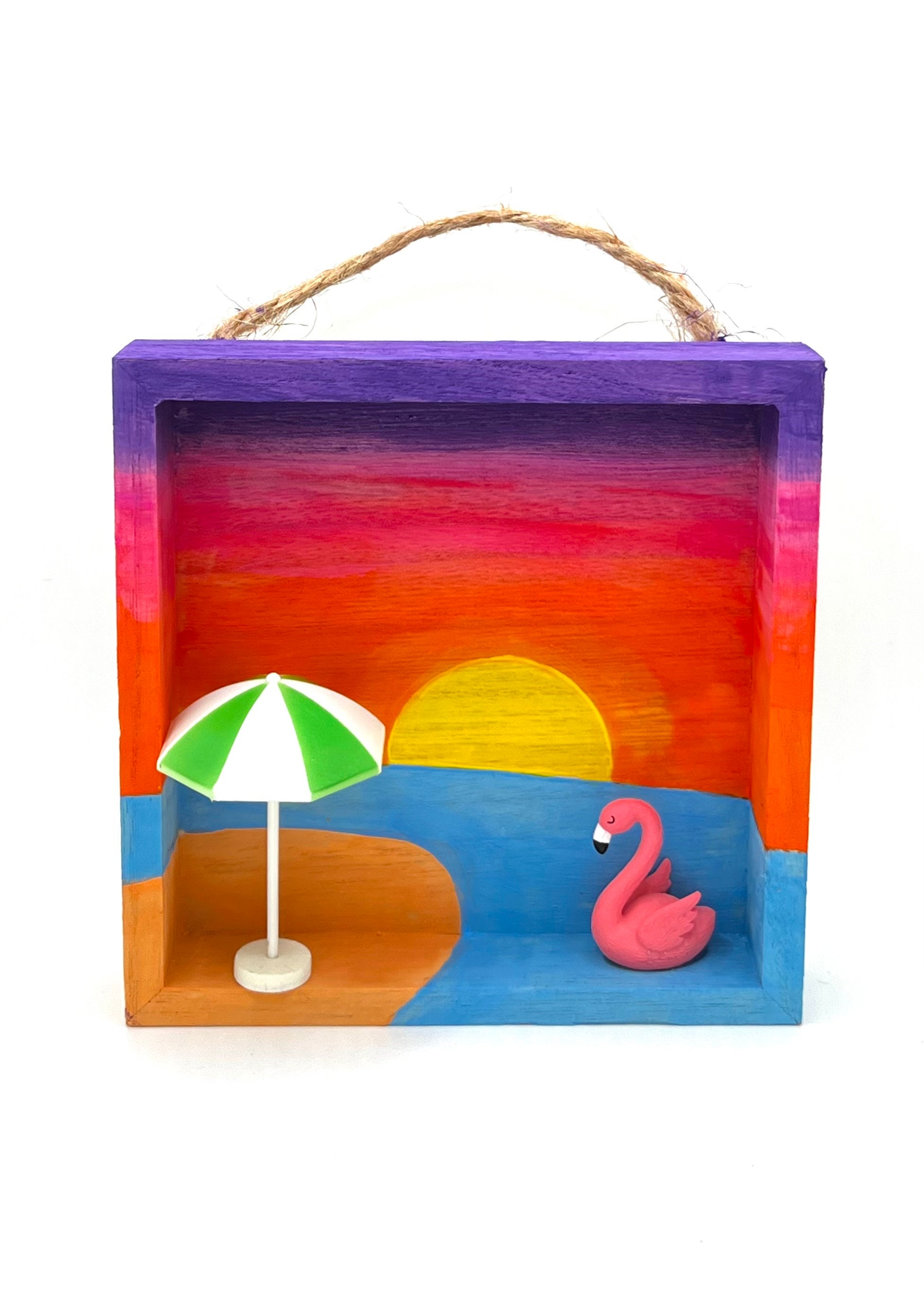 Beach Shadow Box Craft Kit - Etsy