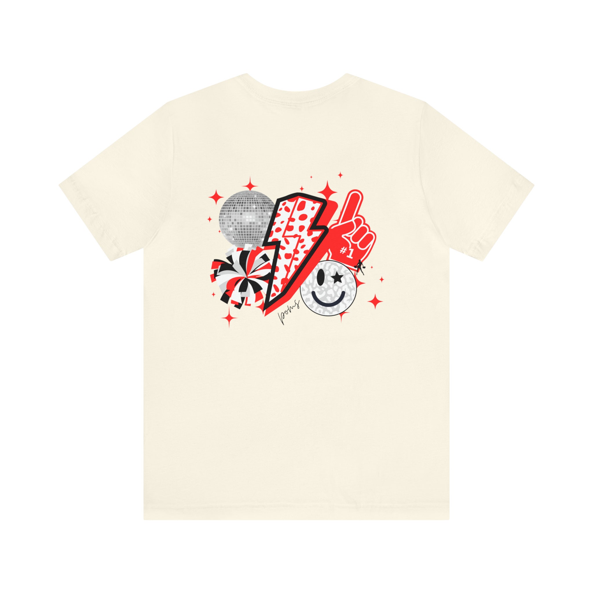 Pom Collage Design Dance Team Design Cheer Vibes Red White - Etsy