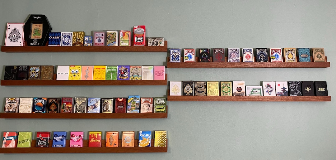 36" Playing Card Shelf - Etsy