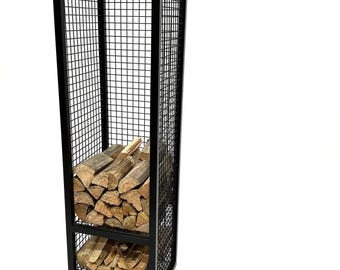 Minimalist Steel Log Store Firewood Holder Log Storage - Etsy UK