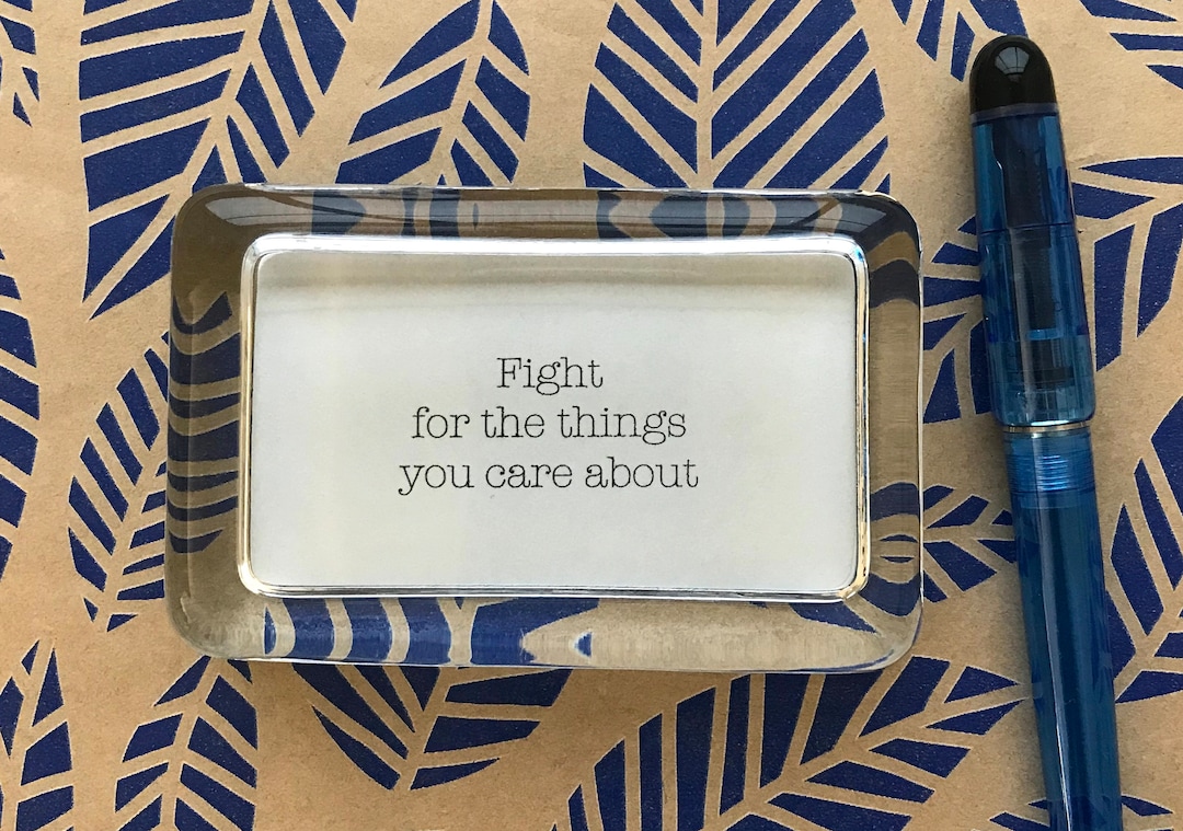 RBG Ruth Bader Ginsburg Quote "fight for the Things You Care About ...