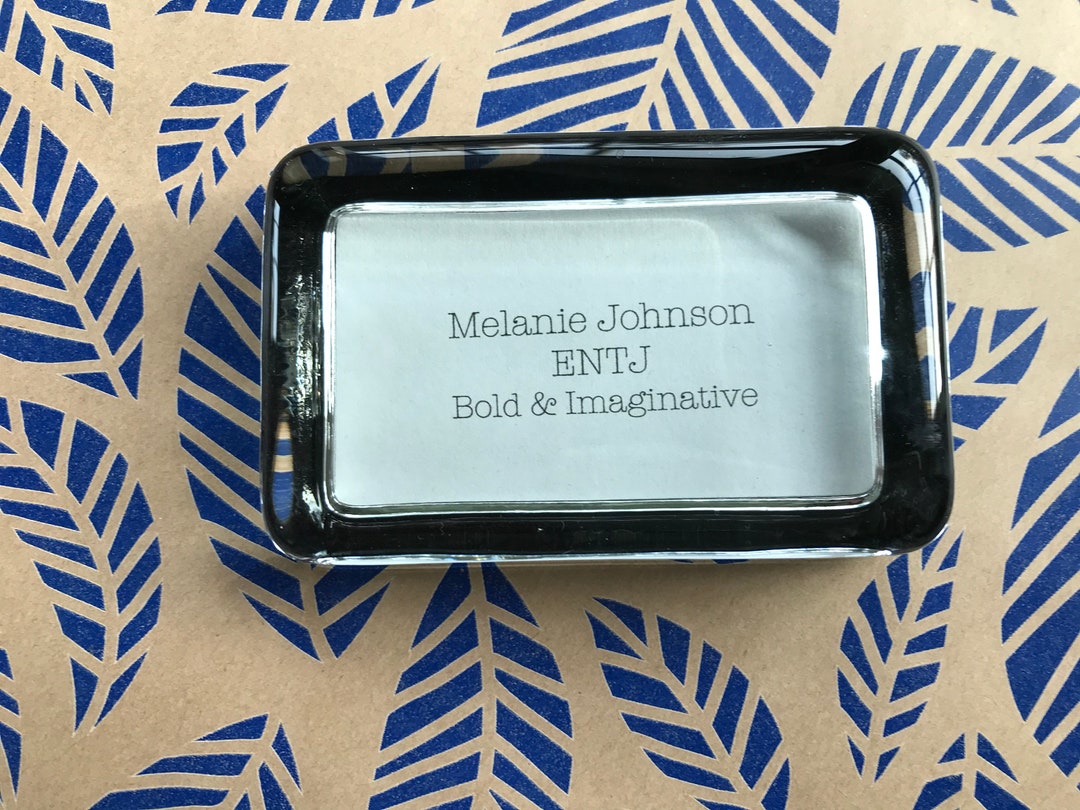 Custom Personalized MBTI Meyers-briggs entj Bold & Imaginative ...
