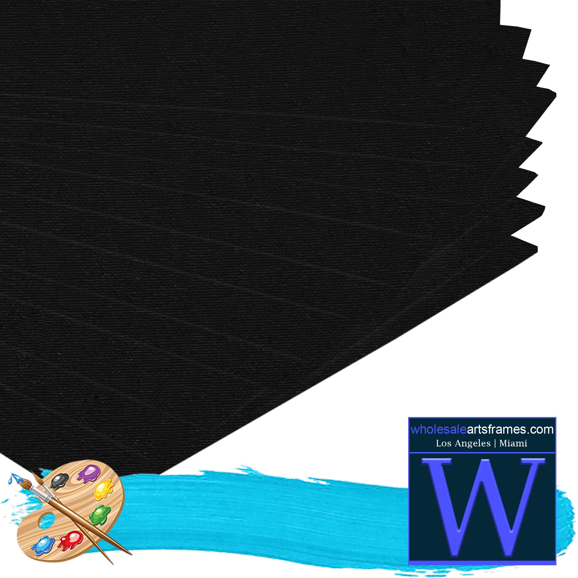 Wholesaleartsframes-com Black Canvas Panels Professional - Etsy