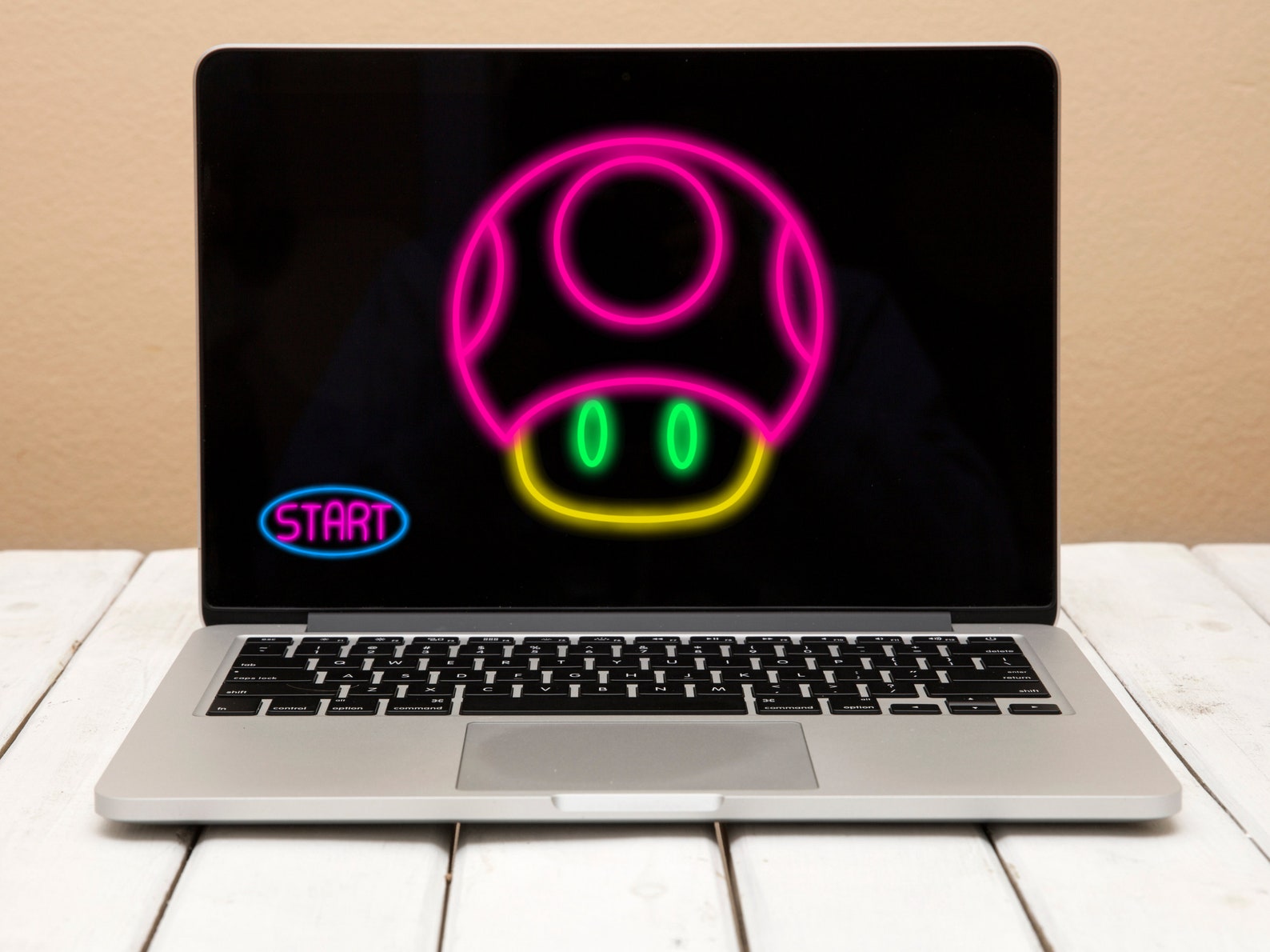 Neon Gaming Clipart, Retro Gaming Clipart, Retro Video Games Download ...