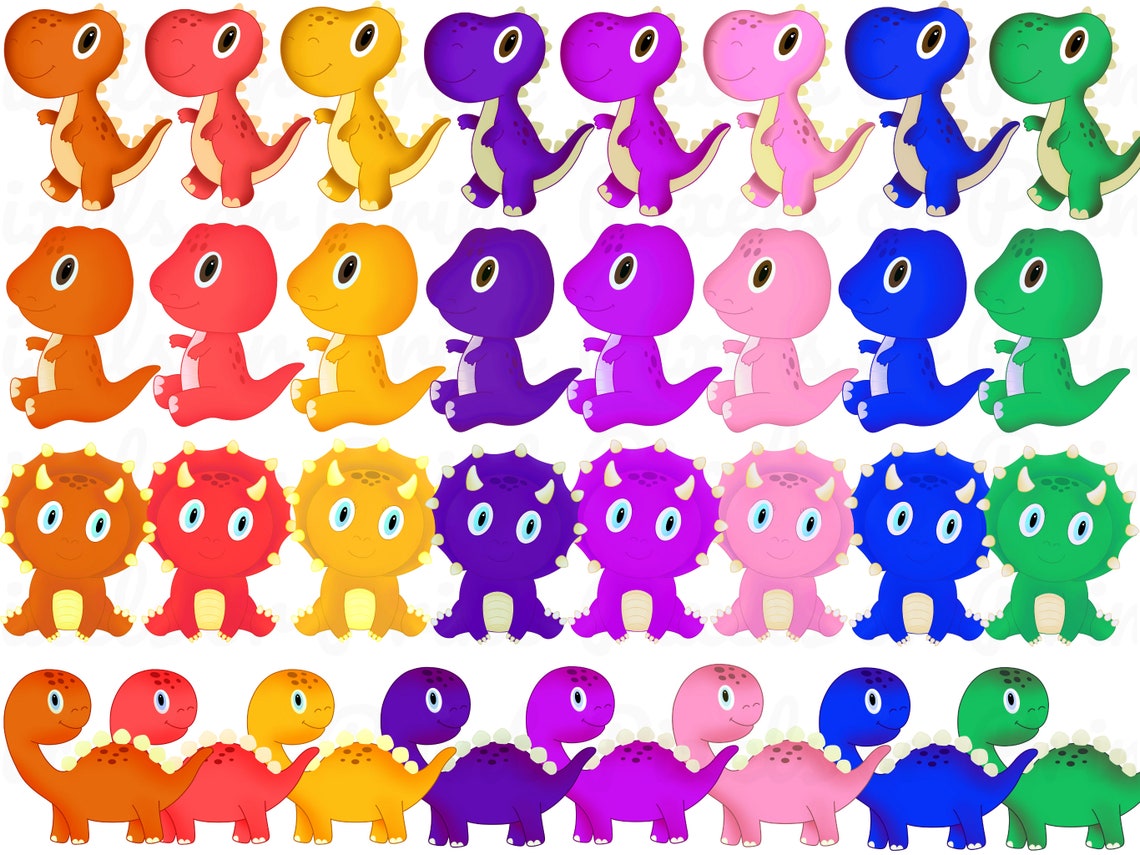 100 Dinosaur Clipart, Dinosaur PNG, Number Clipart, Dinosaur Clip Art ...