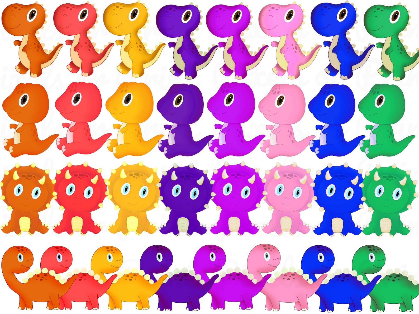 100 Dinosaur Clipart, Dinosaur PNG, Number Clipart, Dinosaur Clip Art ...