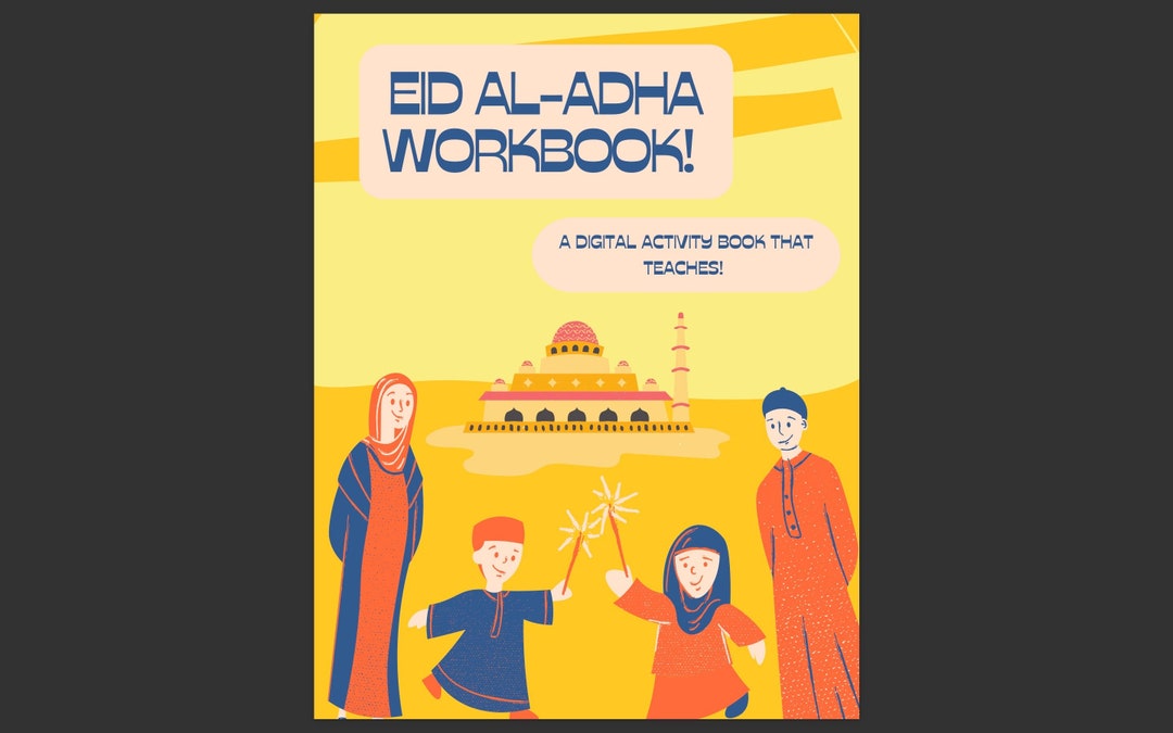 Eid Activity Book, Eid Journal, Eid Workbook, Book for Kids. - Etsy