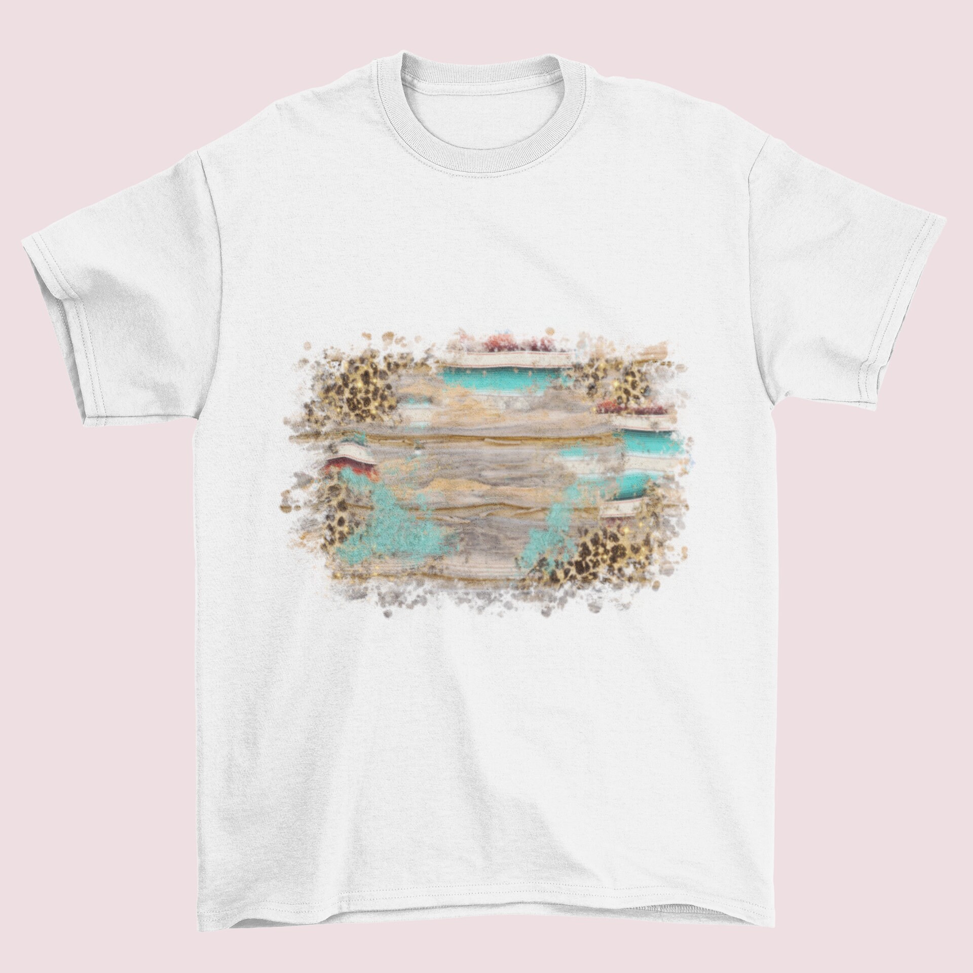 Rustic Wood Turquoise Serape Background Sublimation PNG, Western ...