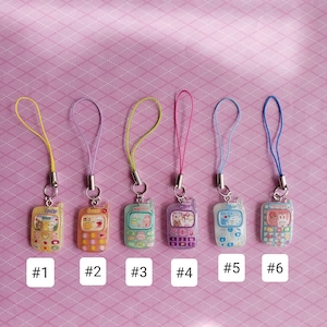Kawaii Animal Phone Charm Cute Bunny Phone Strap Japanese Accessory ...