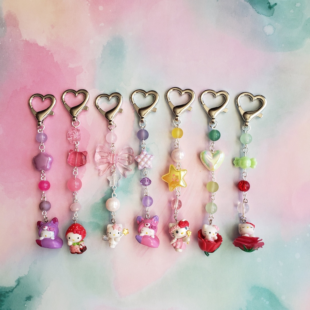 Gotochi Phone Charm Japanese Character Keychains Cute Cat Phone Charm ...