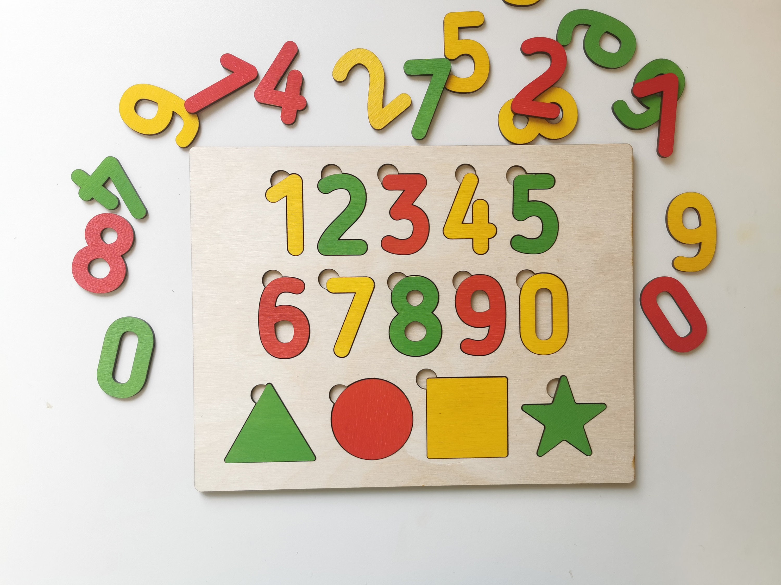 Numbers Puzzle - SVG Digital Download - Perfect for Glowforge, Aeon ...