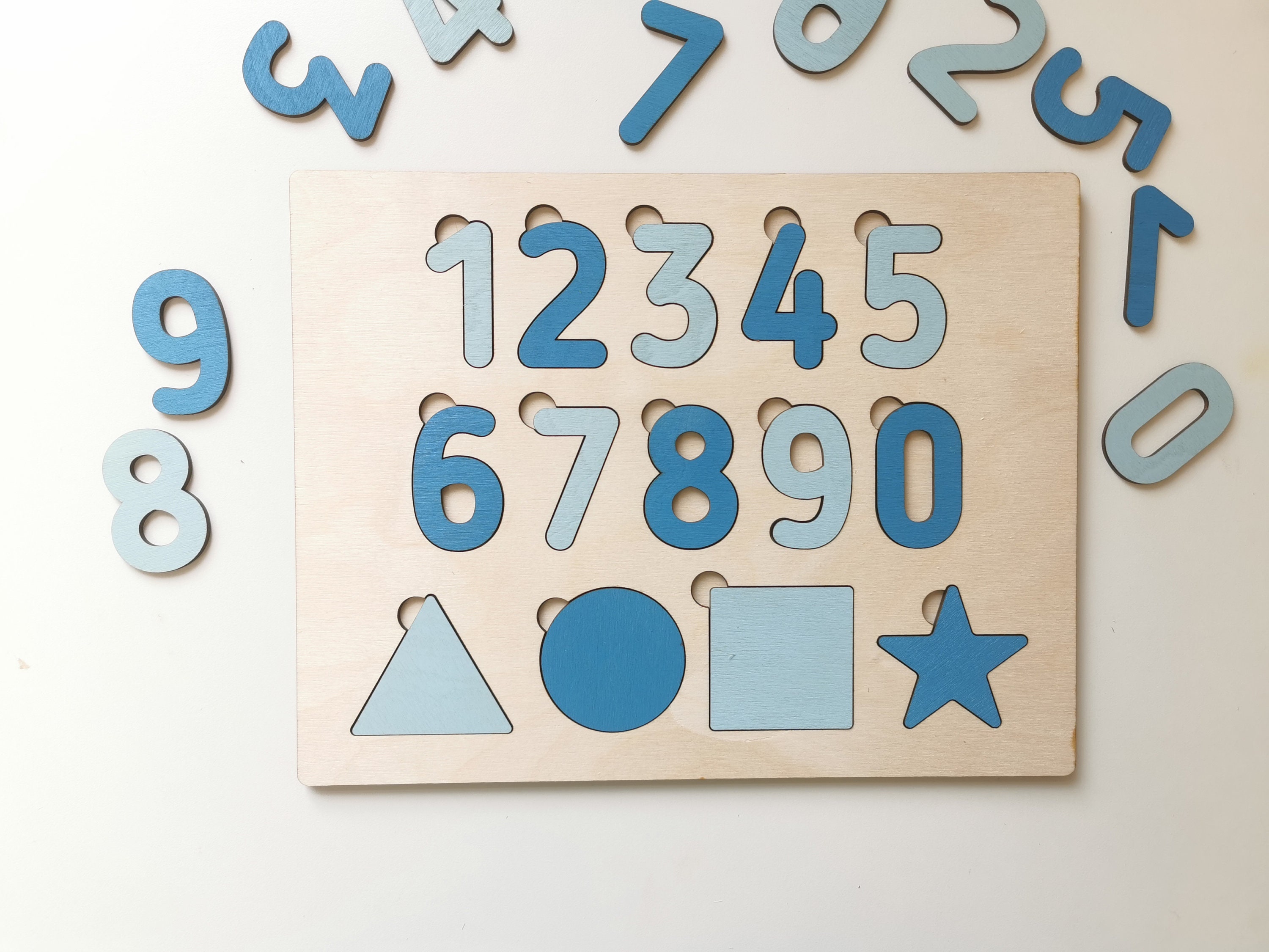Numbers Puzzle - SVG Digital Download - Perfect for Glowforge, Aeon ...