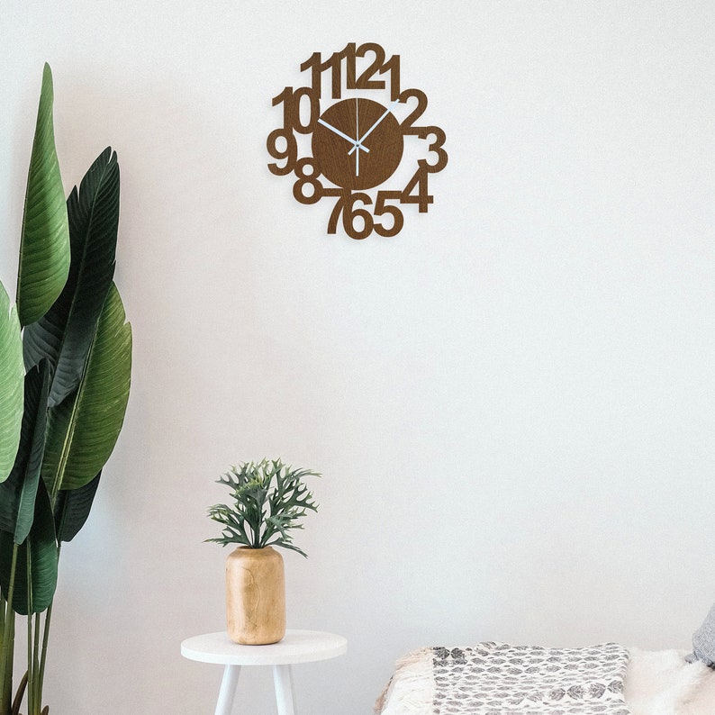 Wall Clock Numbers - SVG Digital Download - Perfect for Glowforge, Aeon ...