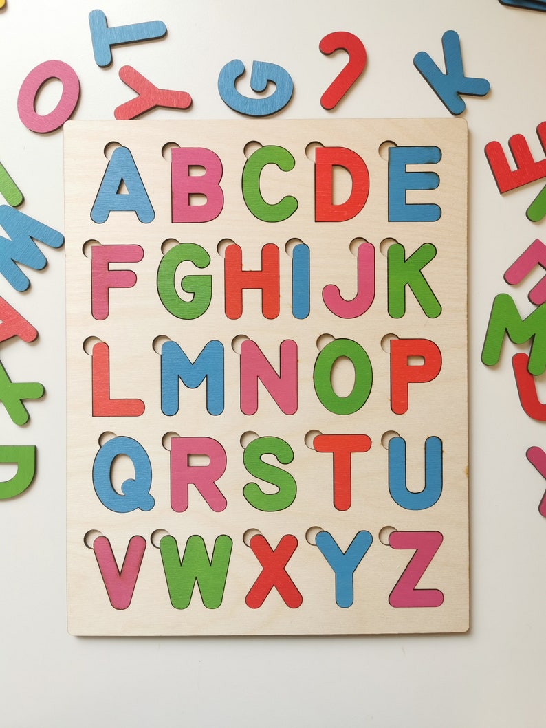 Whole Alphabet Puzzle - SVG Digital Download - Perfect for Glowforge ...