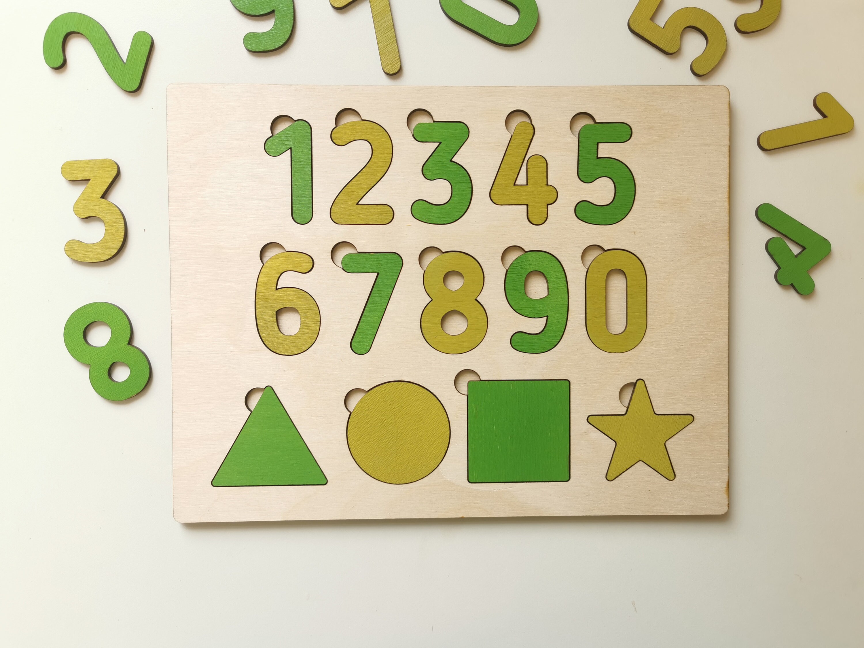 Numbers Puzzle - SVG Digital Download - Perfect for Glowforge, Aeon ...
