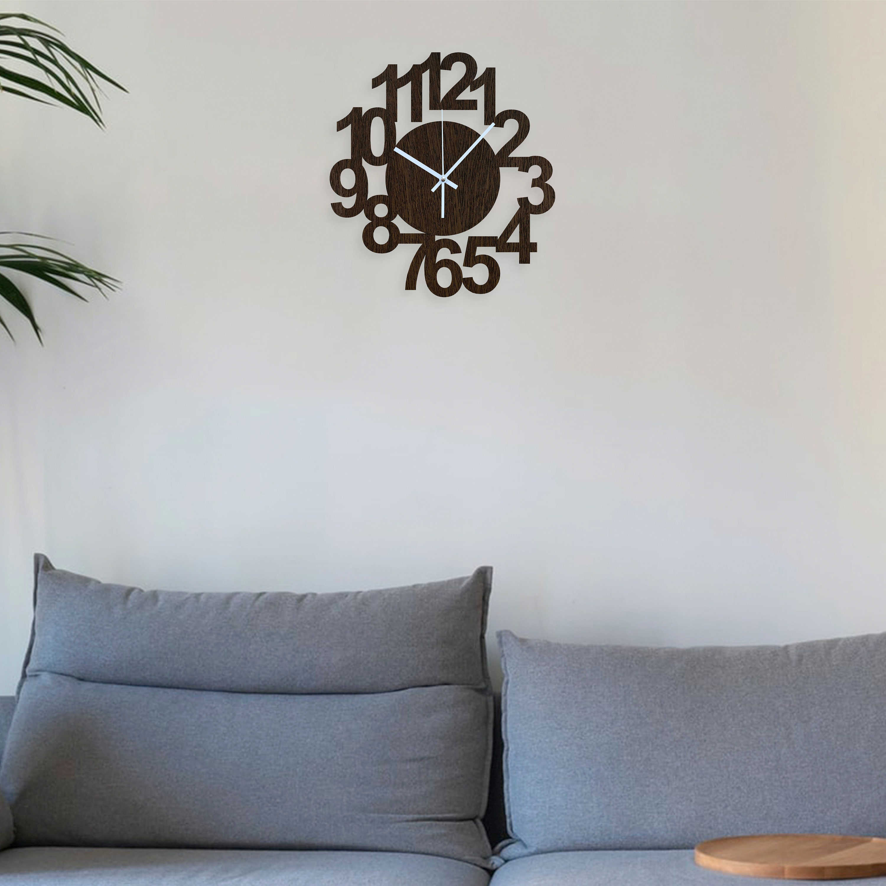 Wall Clock Numbers - SVG Digital Download - Perfect for Glowforge, Aeon ...