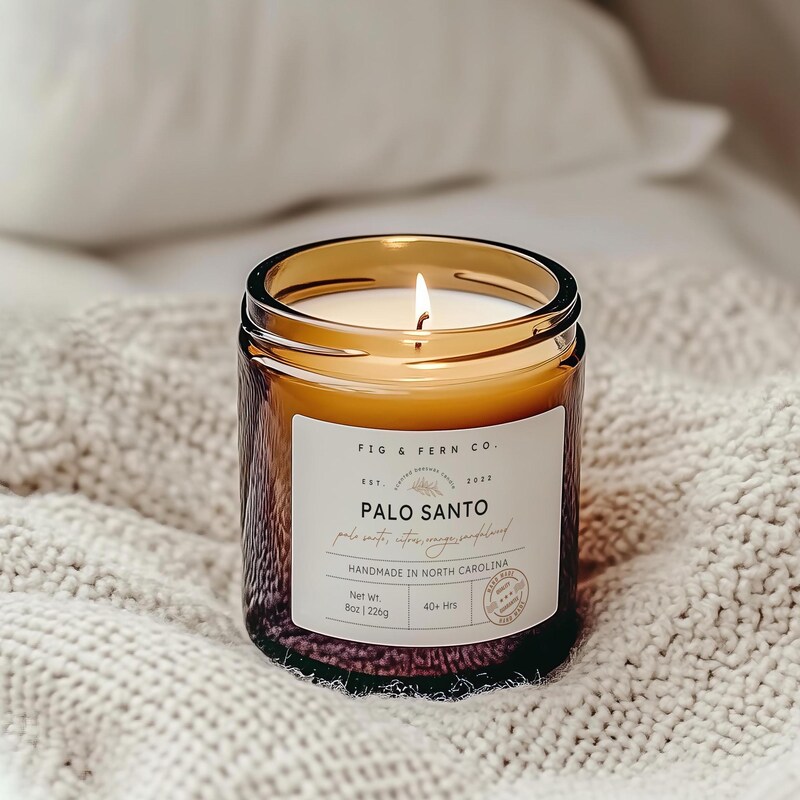 Palo Santo Candle - Etsy