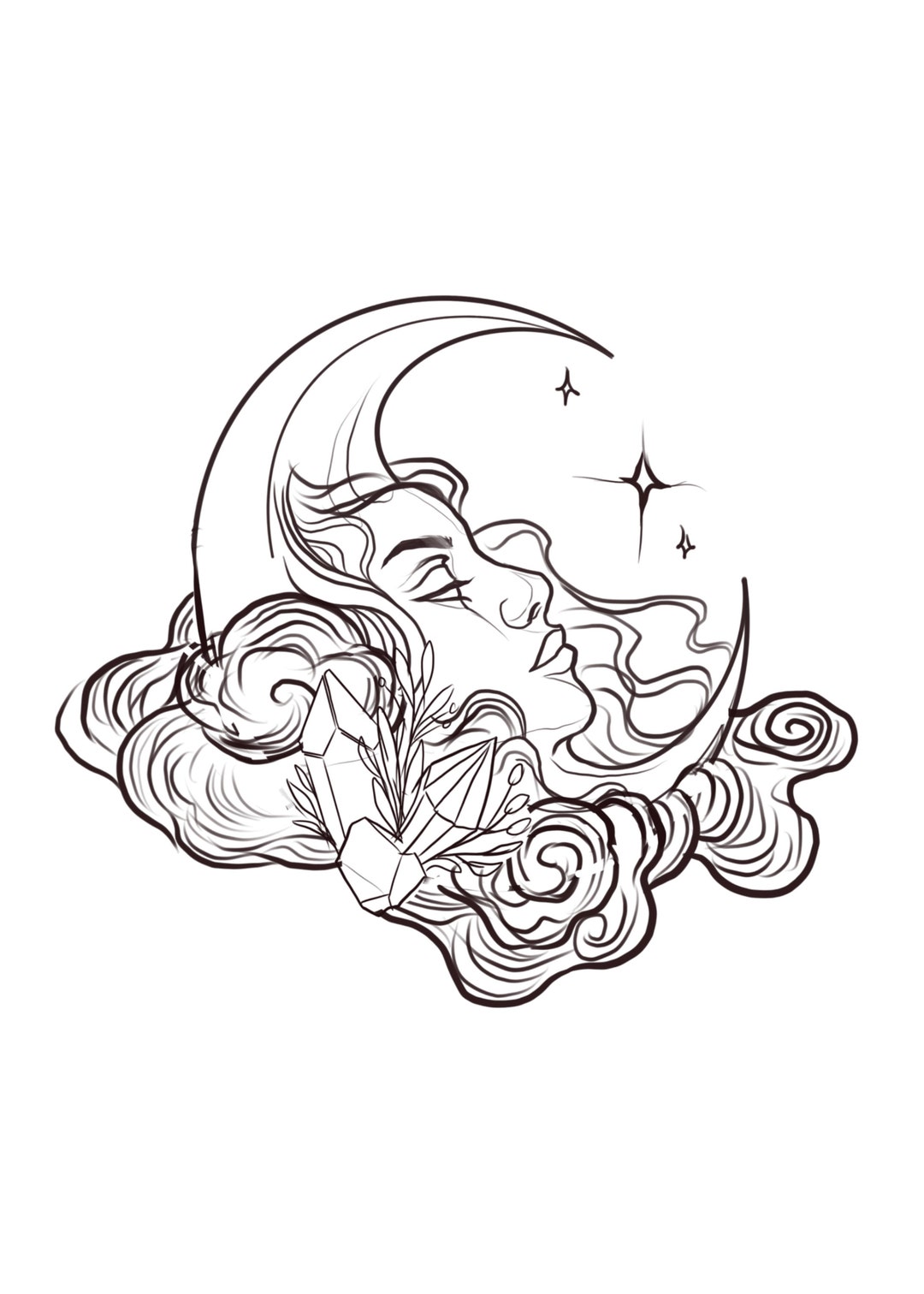 Fantasy Art Sketch Digital Download - Etsy