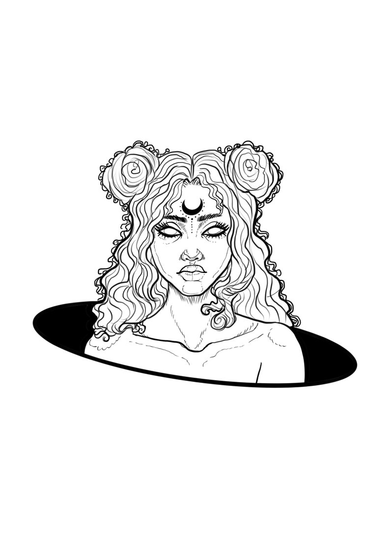 Cosmic Girl Digital Download - Etsy