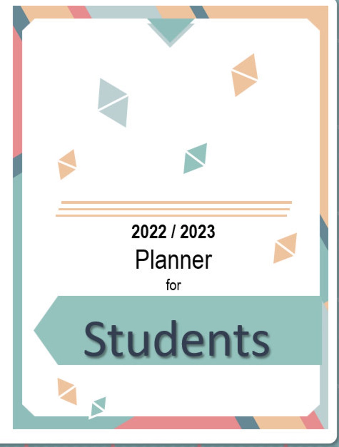 2022/2023 Student Digital Planner - Etsy Canada