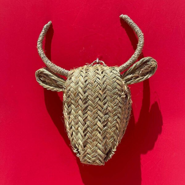 Woven Bull Head - Etsy